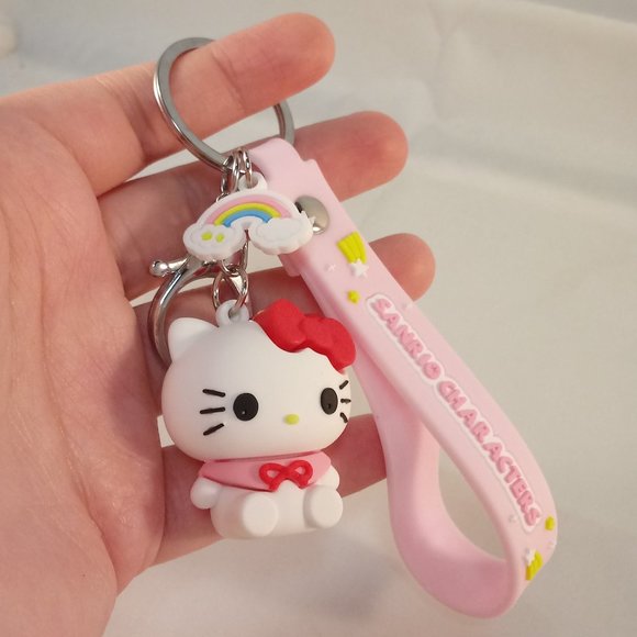 Accessories | Hello Kitty Sanrio Key Chain Key Ring Charm Cute Figurine ...